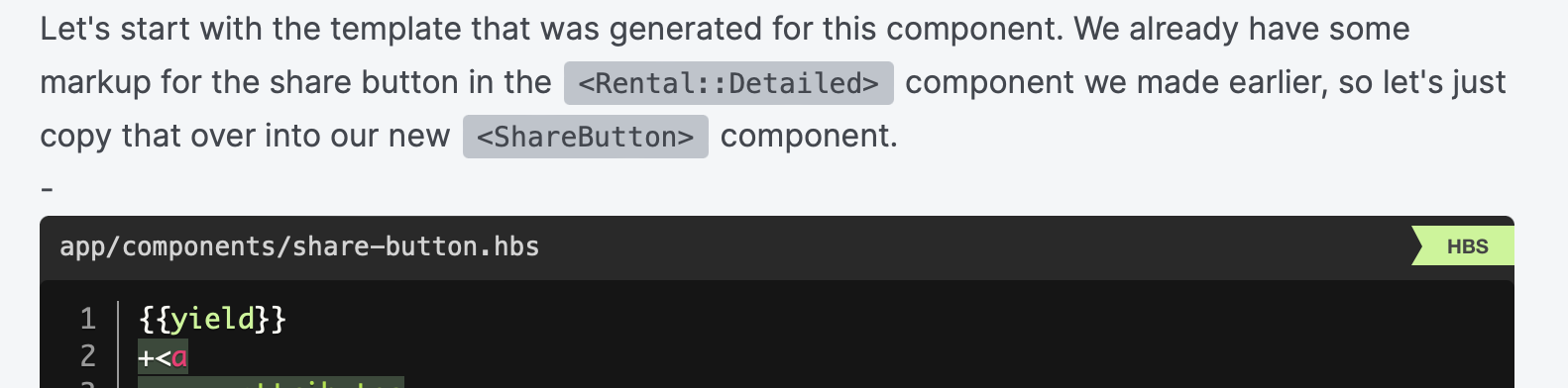 data-diff +/- symbol renders outside of code block in first line ...