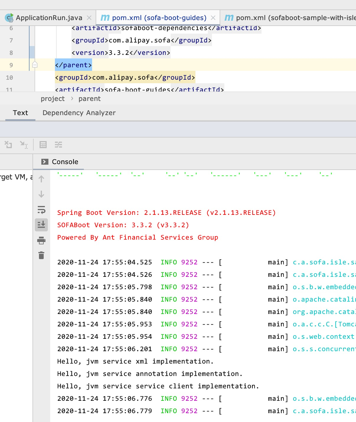 No corresponding JVM service bug when project repository contains white space · Issue #768 ...