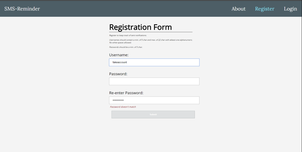 GitHub - Eritz/sms-reminder-frontend