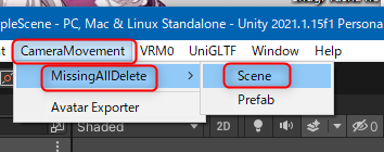 GitHub - rynan4818/CameraMovementAvatarExporter: CameraMovement用のカスタムアバター作成Unityパッケージ