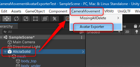 GitHub - rynan4818/CameraMovementAvatarExporter: CameraMovement用のカスタムアバター作成Unityパッケージ
