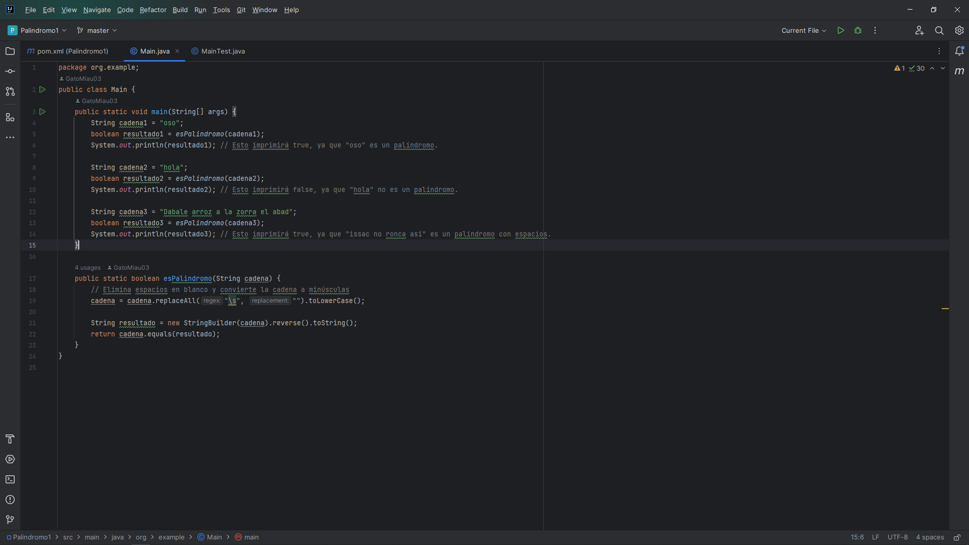 GitHub - Makx3/Caso_palindromo