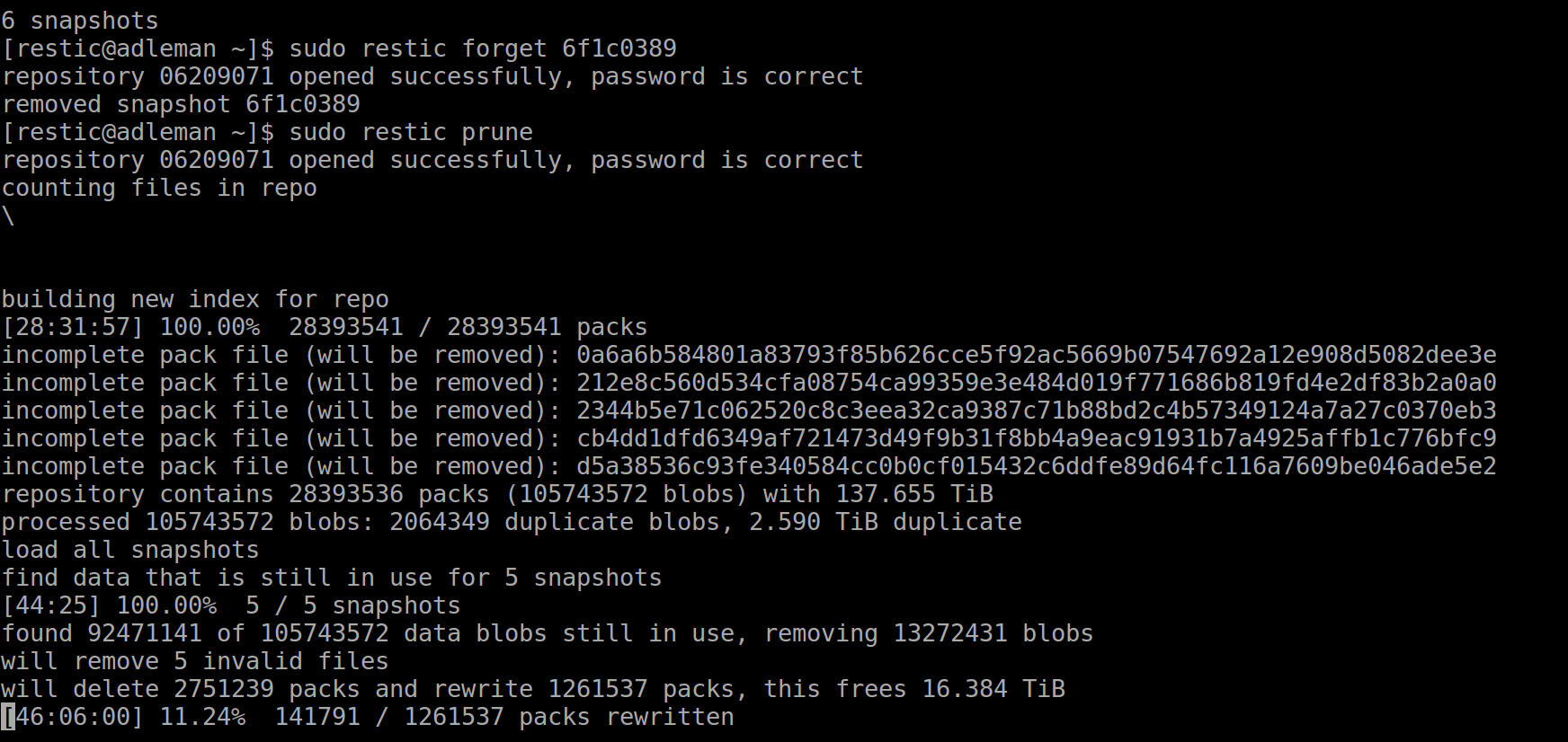Increase Performance restic-0.9.1-2 · Issue #1976 · restic/restic · GitHub