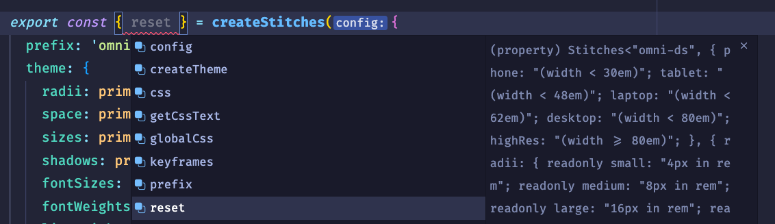 Reset Function Returned From Createstitches Missing In Docs · Issue 782 · Stitchesjsstitches