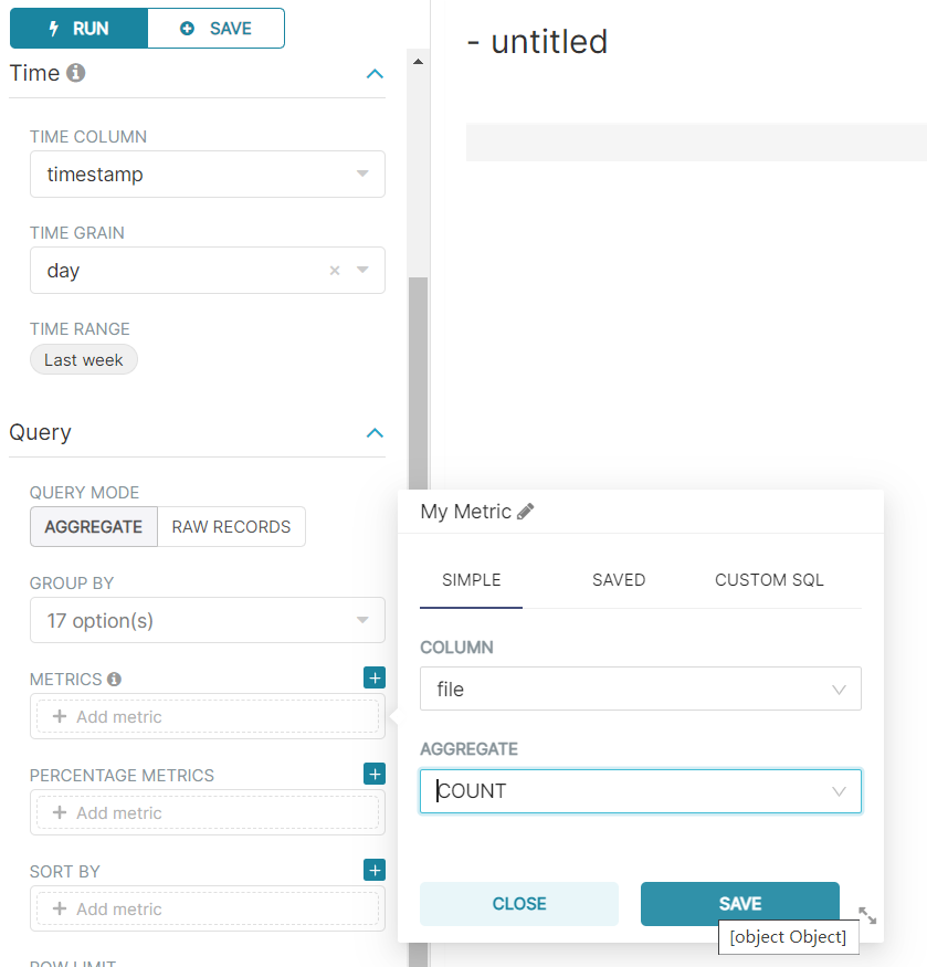 Metrics are not properly added in My Metric · Issue #6057 · apache/superset · GitHub
