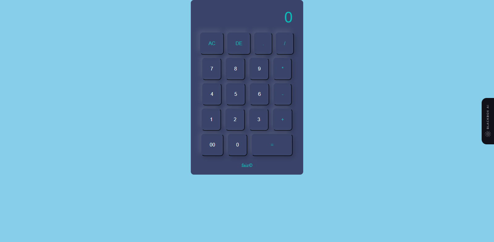 GitHub - Mohammedfaiyaz29/Simple-calculator