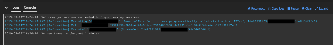 Duplicate Output In Log Stream · Issue 1089 · Microsoftvscode Azurefunctions · Github