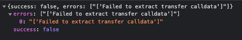 Error: Failed to extract transfer calldata · Issue #92 · ProjectOpenSea/opensea-js · GitHub