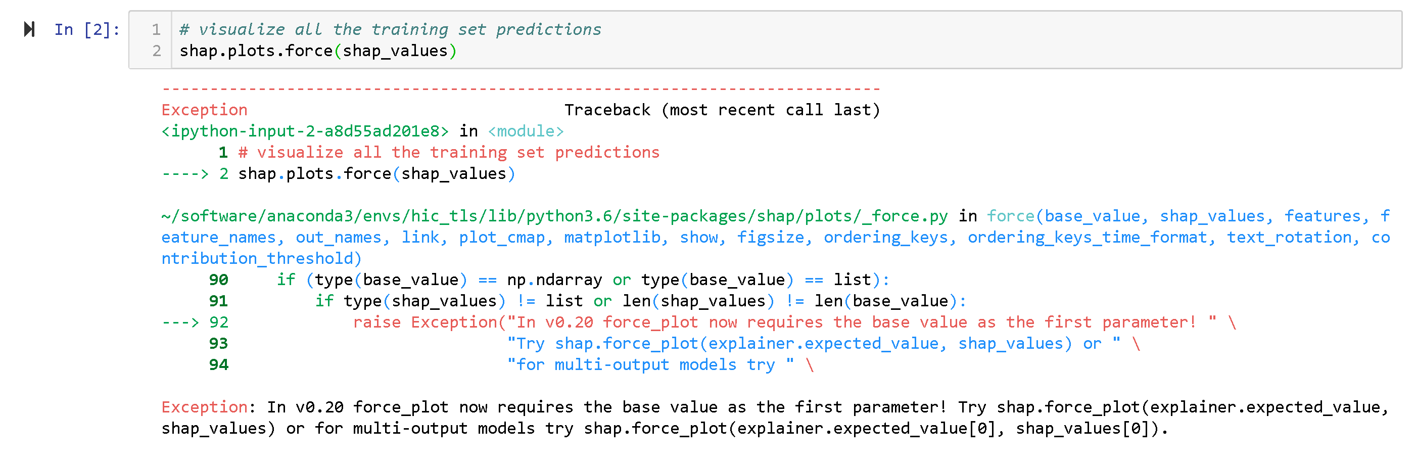 Documentation for example force plot needs updating · Issue #1883 · shap/shap · GitHub