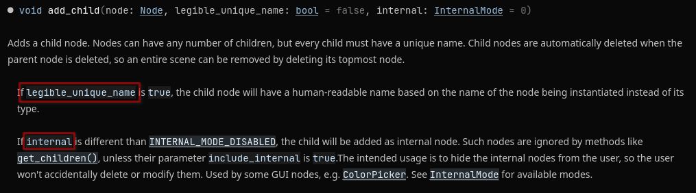 Add A Syntax For Documenting Method Parameters · Issue 4880 · Godotenginegodot Proposals · Github