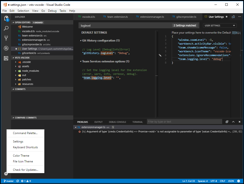 Cannot Read Property Synctype Of Undefined · Issue 323 · Microsoft Azure Repos Vscode · Github