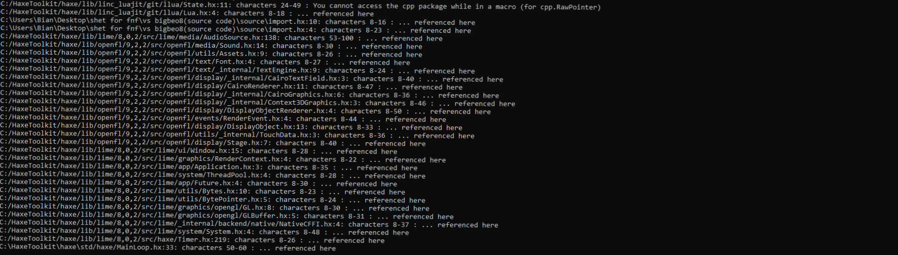 Compiling Problems · Issue 13109 · Shadowmariofnf Psychengine · Github 