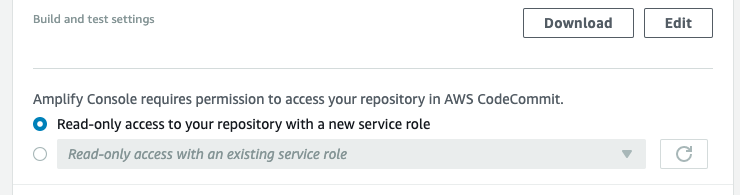 Unable To Clone Repository From Code Commit At Build Step While Deploying To Aws Amplify · Issue