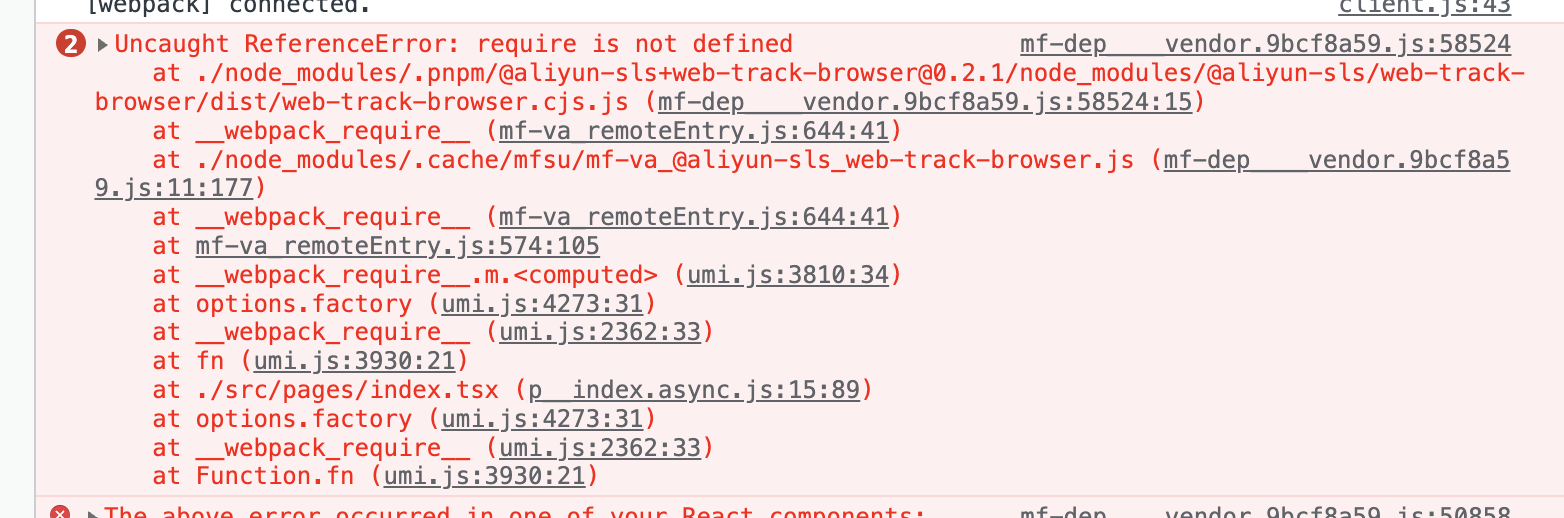 GitHub - iwalking11/umi4-cjs-bug: umi4使用cjs.js解析异常