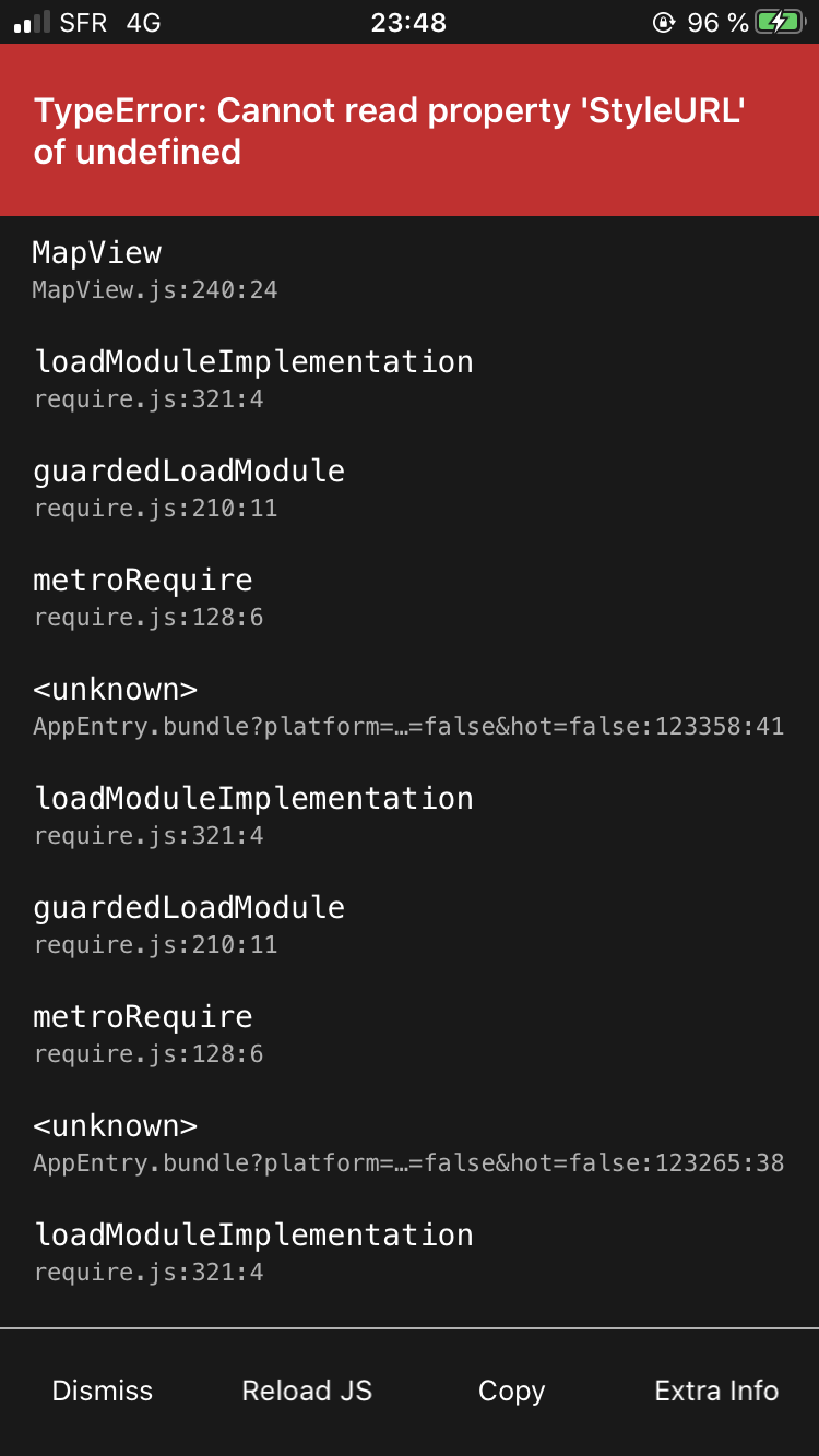 Cannot read property 'StyleURL' of undefined · Issue #710 · rnmapbox/maps · GitHub