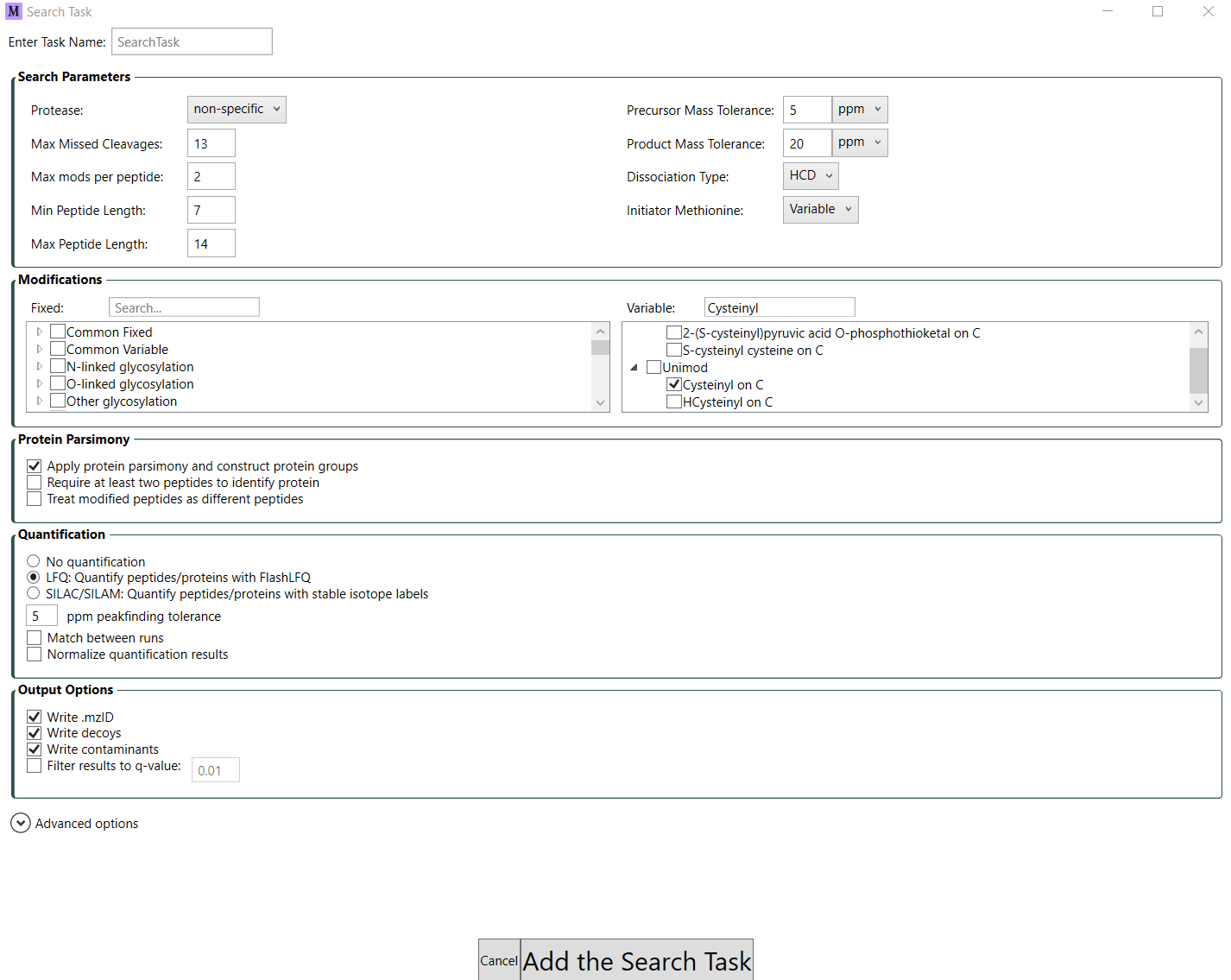Modification Search Boxes Do Not Filter · Issue #1713 · smith-chem-wisc/MetaMorpheus · GitHub