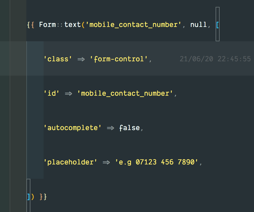 Issues with Blade syntax highlighting (VSCode 1.46.1) · Issue #203 · monokai-pro/vscode · GitHub