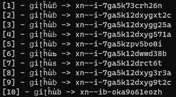 GitHub - varrickkoh/IDN-Homograph-Generator: Generate IDN homographs and phishing domains