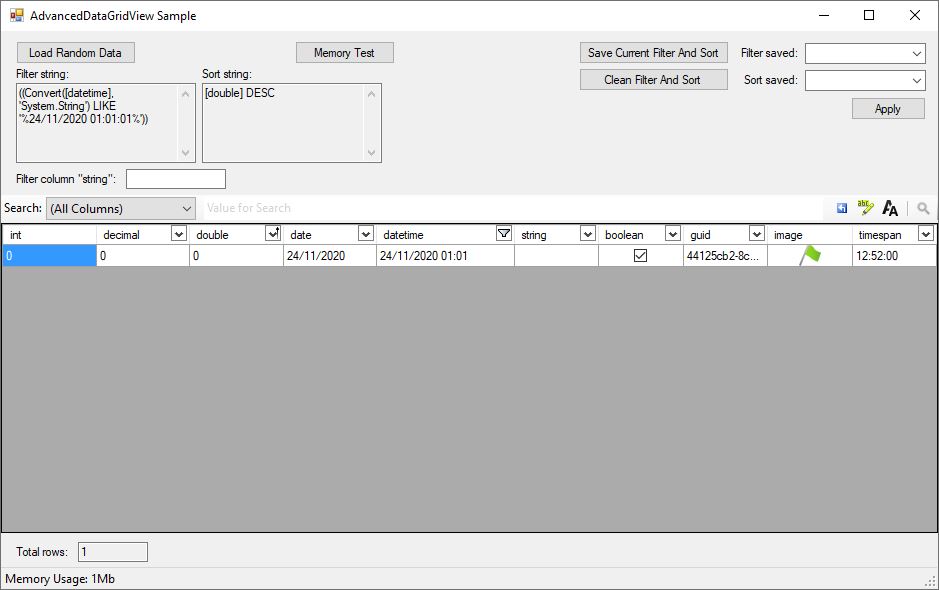 Filtering on DateTime column with non-midnight time component doesn't return valid FilterString ...