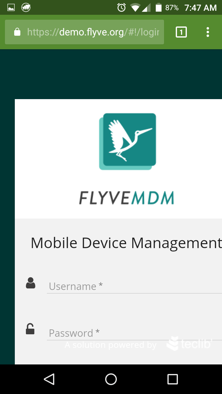 Demo dashboard with UI problems · Issue #100 · flyve-mdm/legacy-web-dashboard · GitHub