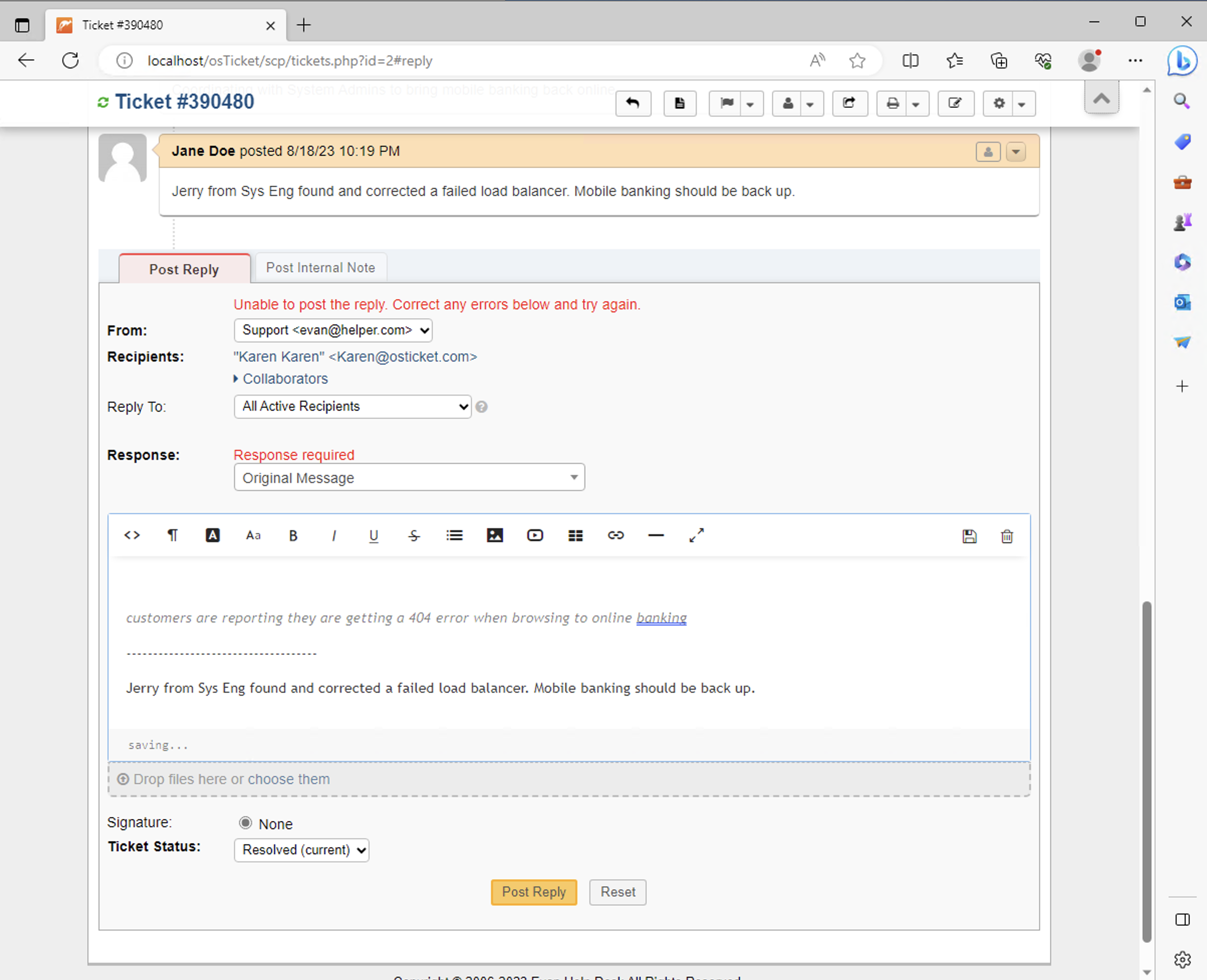GitHub - EvanGCowan/ticket-lifecycle