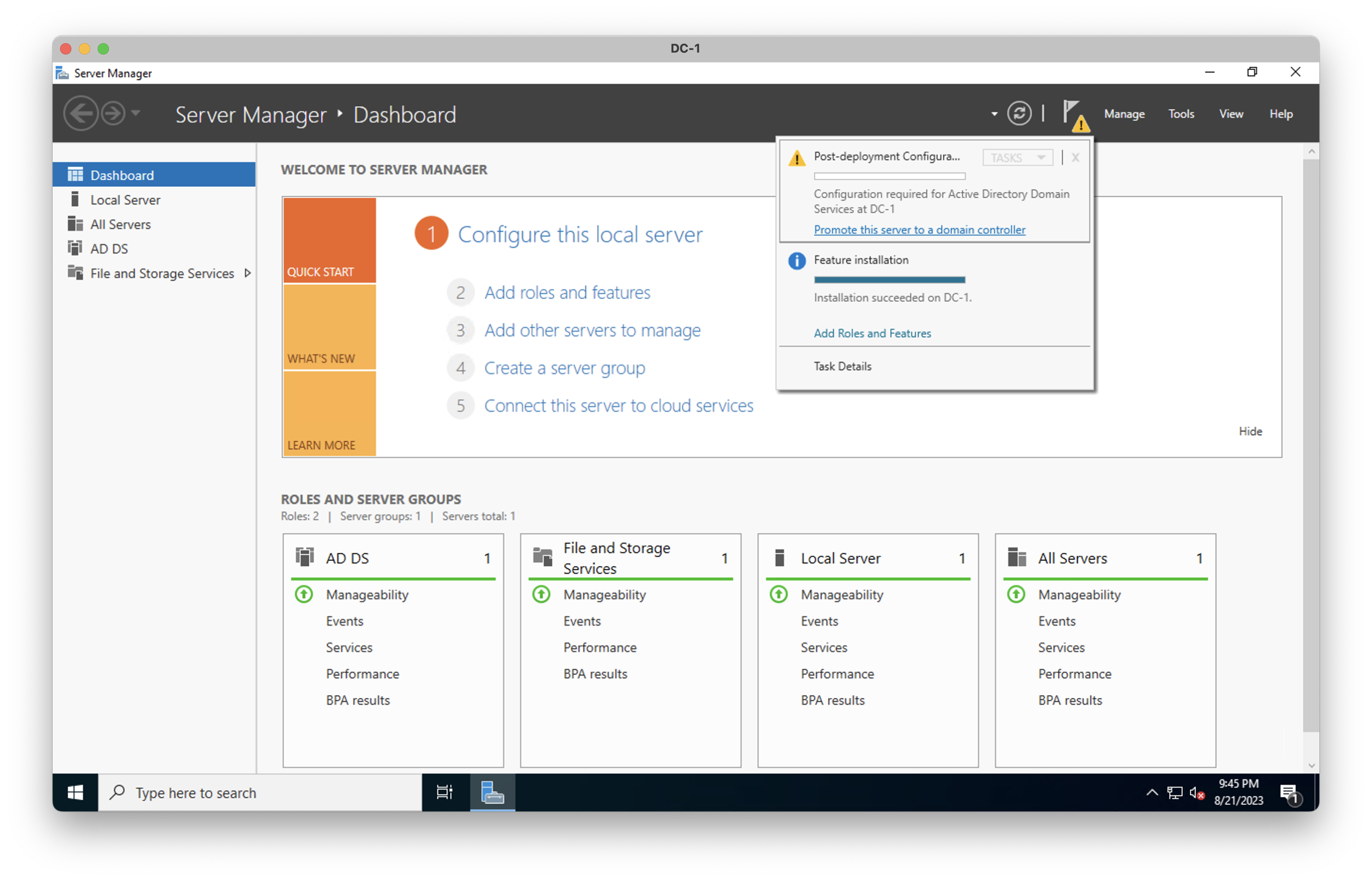 GitHub - EvanGCowan/configure-ad