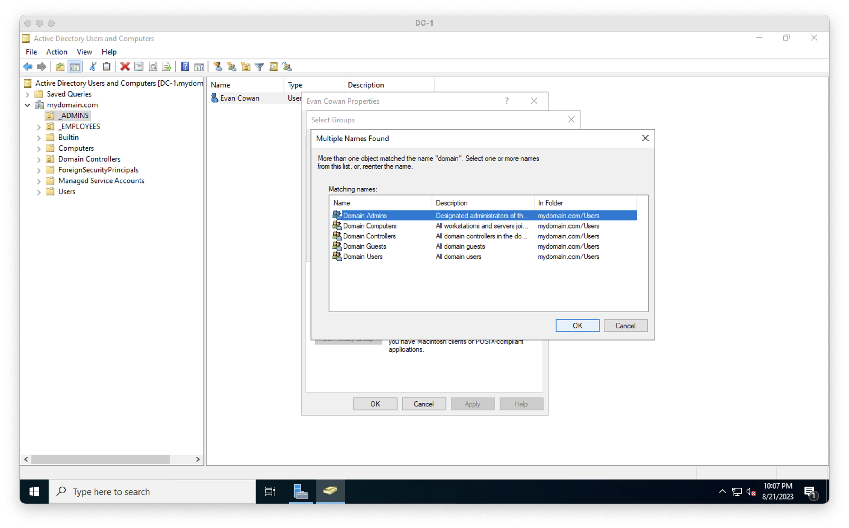 GitHub - EvanGCowan/configure-ad