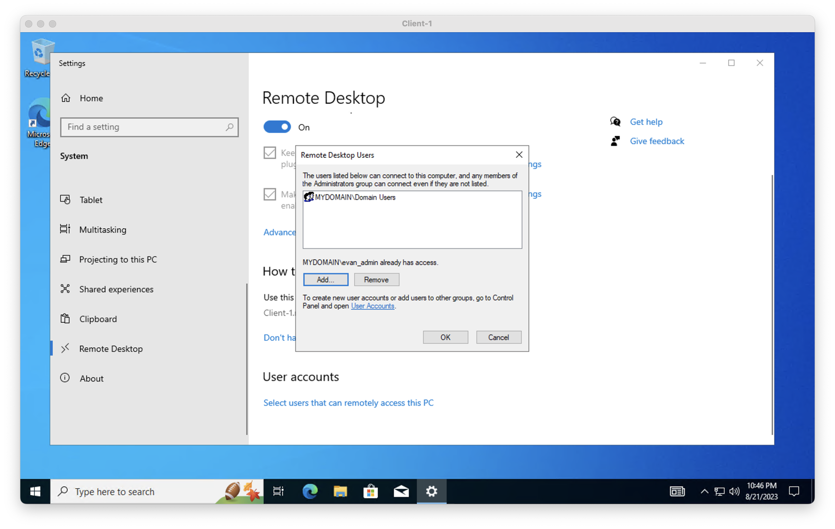 GitHub - EvanGCowan/configure-ad