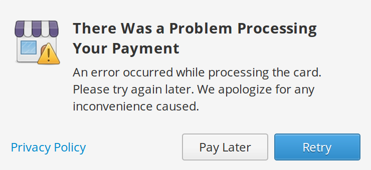 Payments are intermittently failing · Issue #602 · elementary/appcenter ...