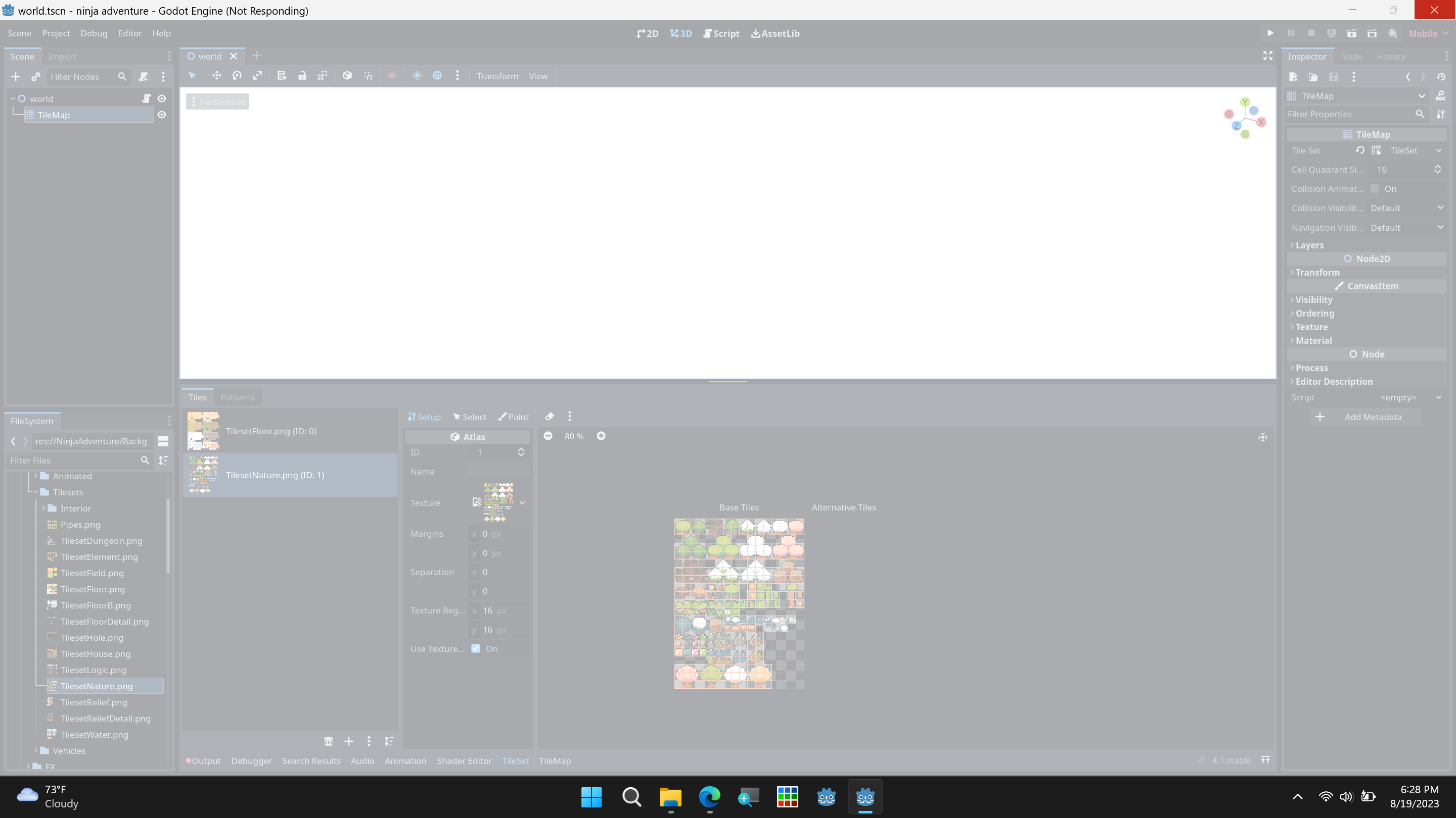 crashing on TileMap editor window resizing · Issue #80775 · godotengine/godot · GitHub