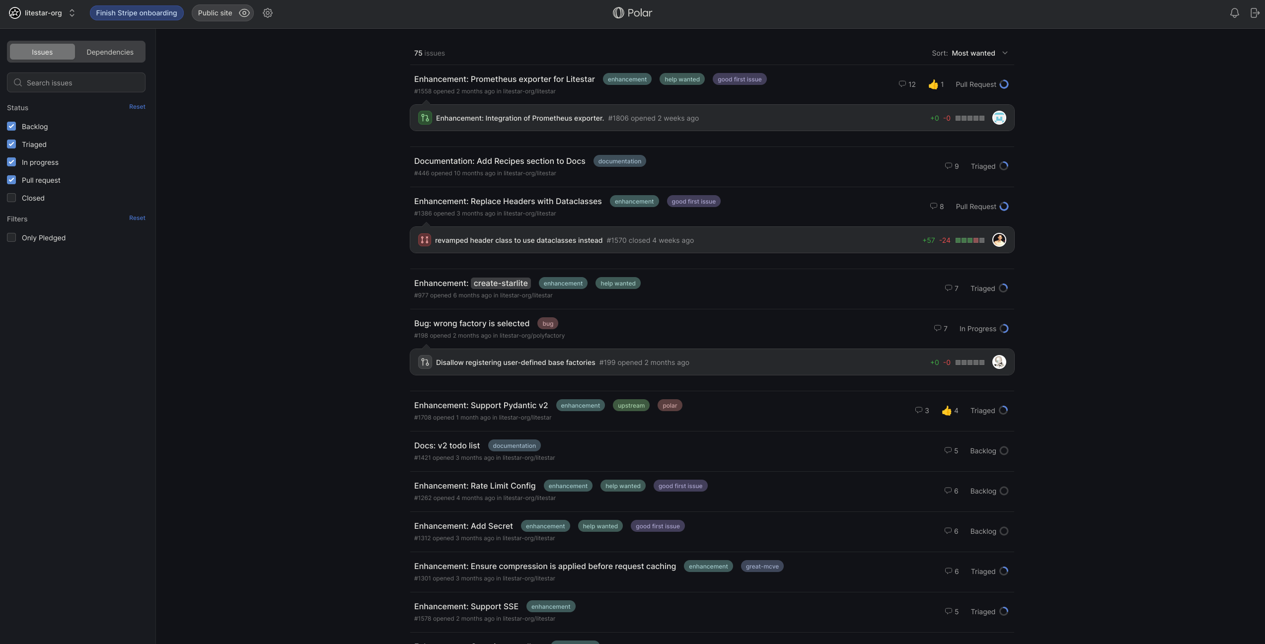Make centered content wider on large screens · Issue #796 · polarsource/polar · GitHub