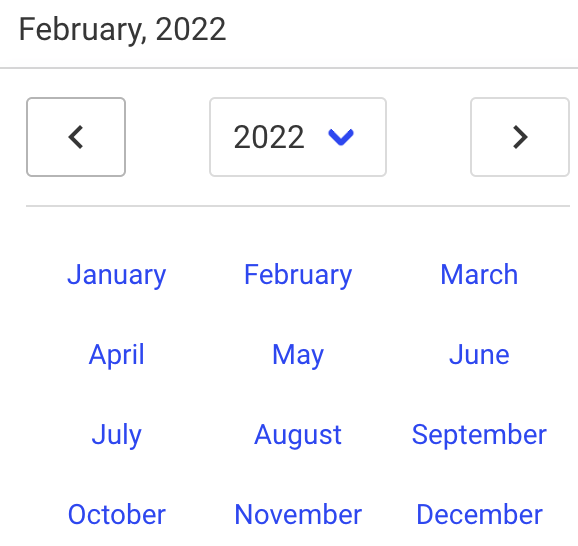 datepicker appearance with month type · Issue #71 · oruga-ui/theme-bulma · GitHub