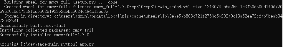 Couldn't launch app.py on Window11 · Issue #65 · modelscope/facechain · GitHub