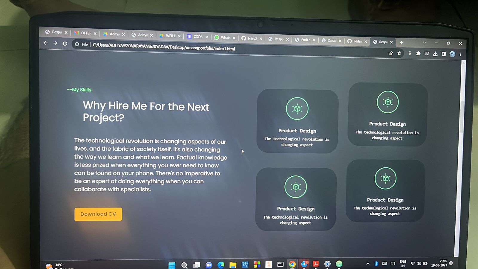 GitHub - Umangpant/portfolio: Codsoft
