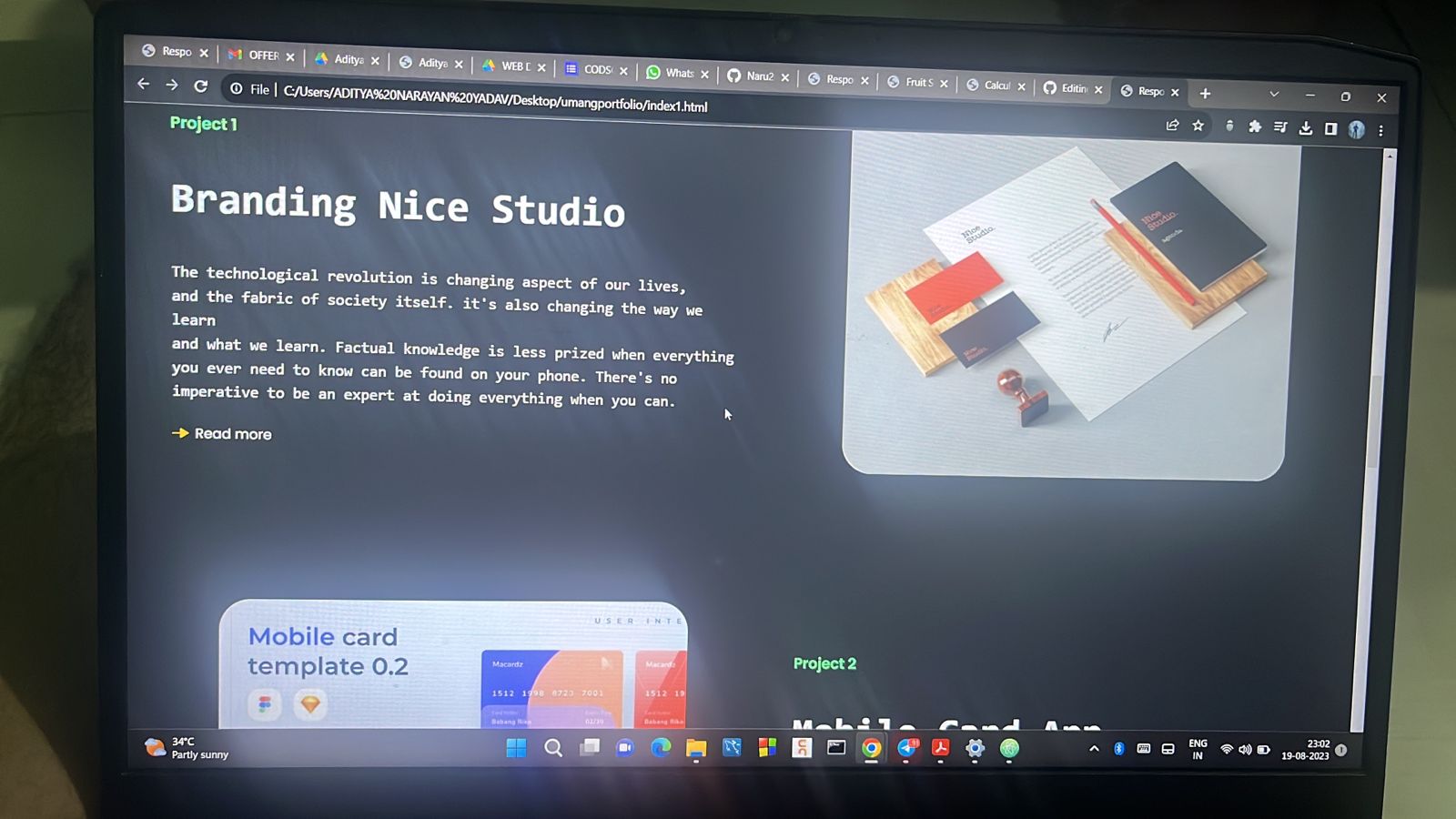 GitHub - Umangpant/portfolio: Codsoft