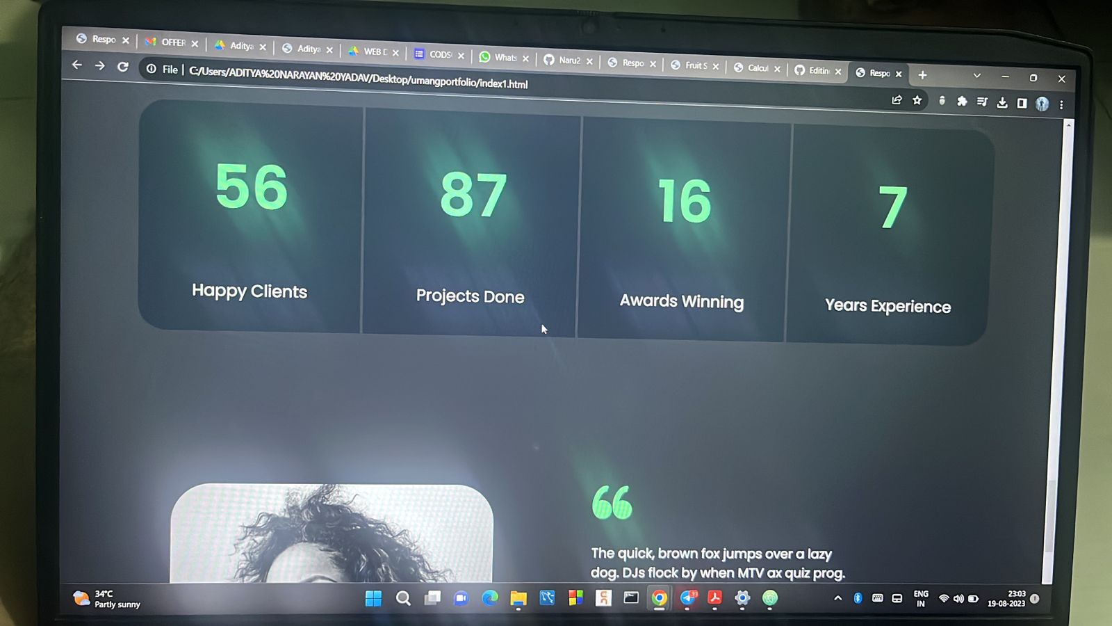 GitHub - Umangpant/portfolio: Codsoft