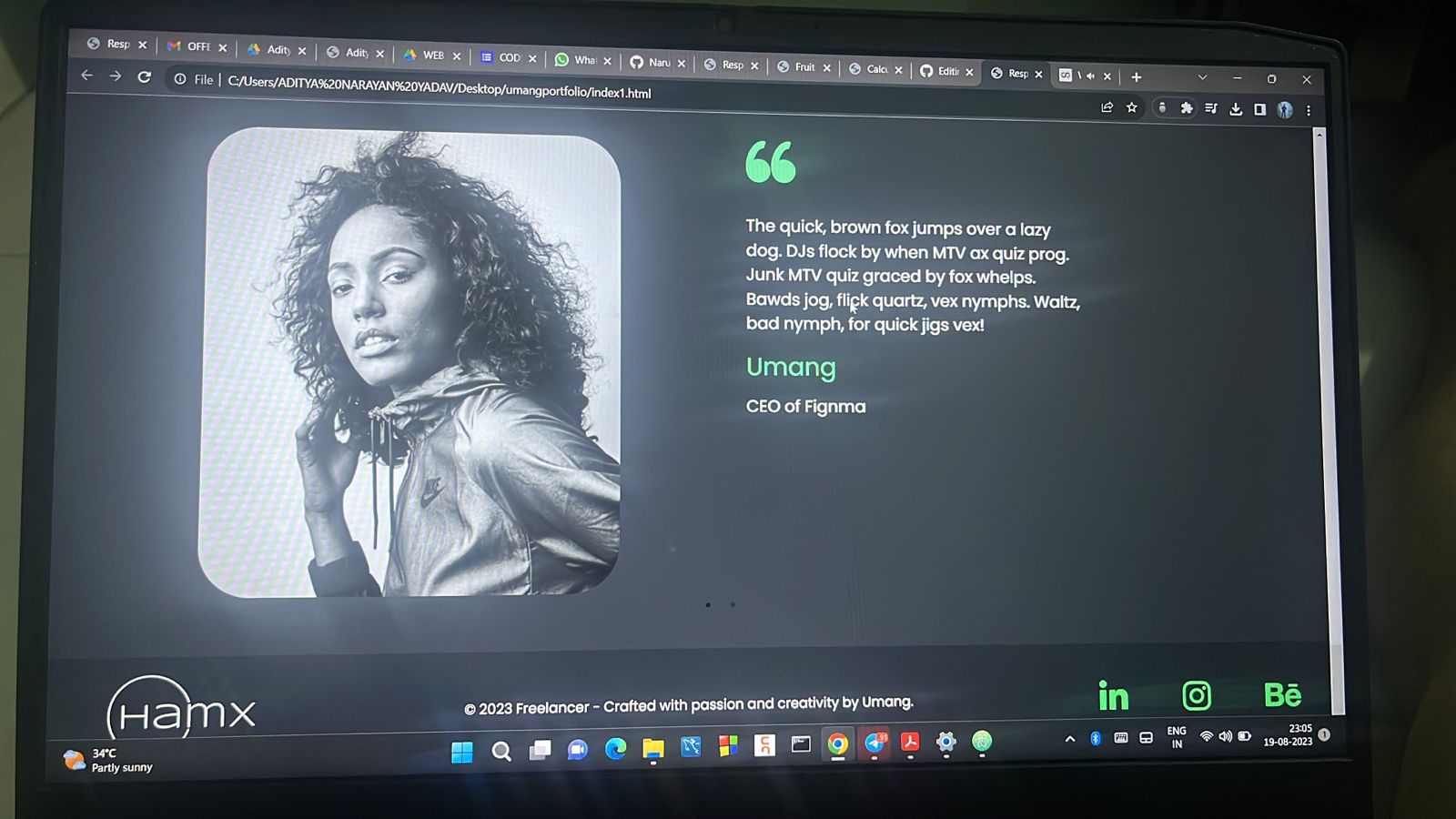 GitHub - Umangpant/portfolio: Codsoft