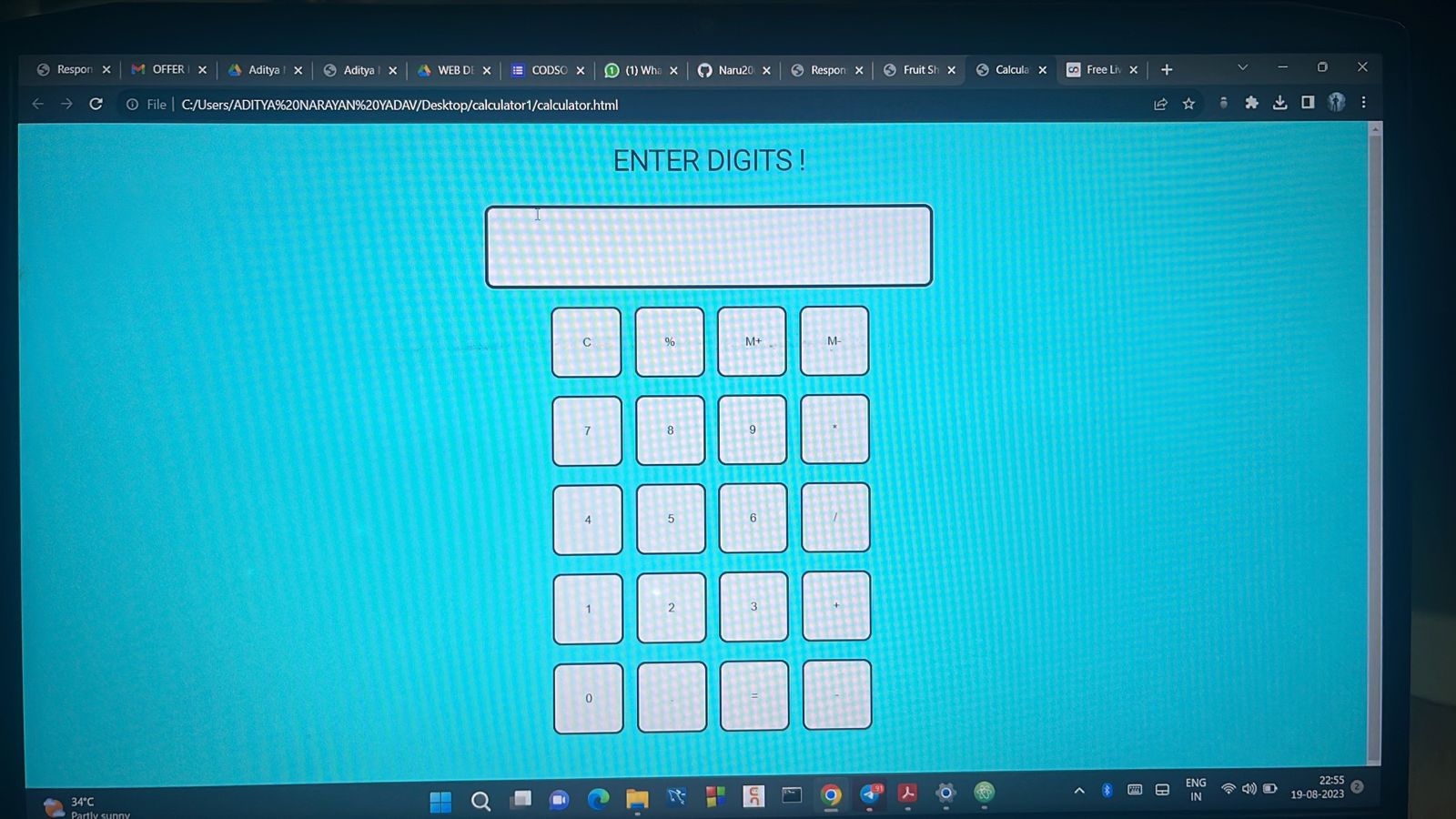GitHub - Umangpant/calculator: Codsoft