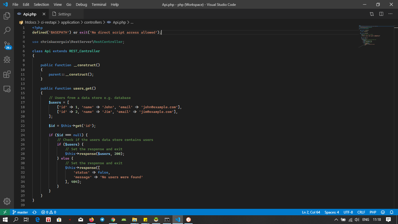 Running example not Working · Issue #1040 · chriskacerguis/codeigniter-restserver · GitHub
