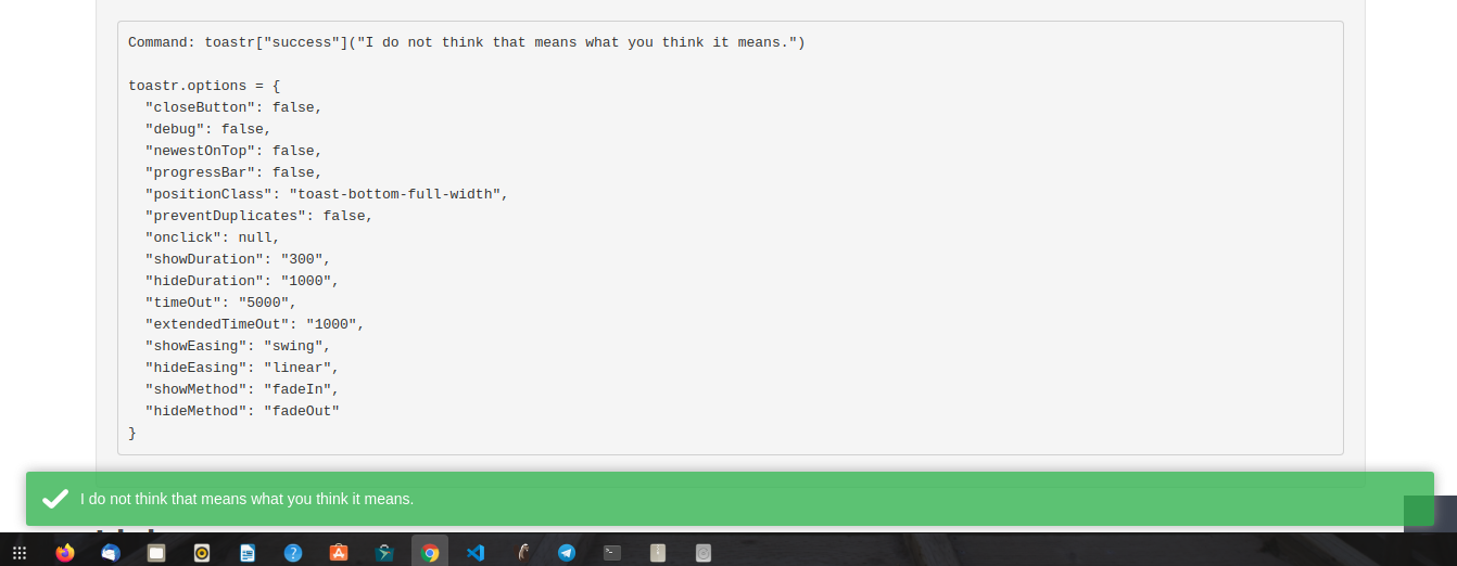 [BUG] Toastr positioClass="toast-bottom-full-width" not working · Issue #2683 · ColorlibHQ ...
