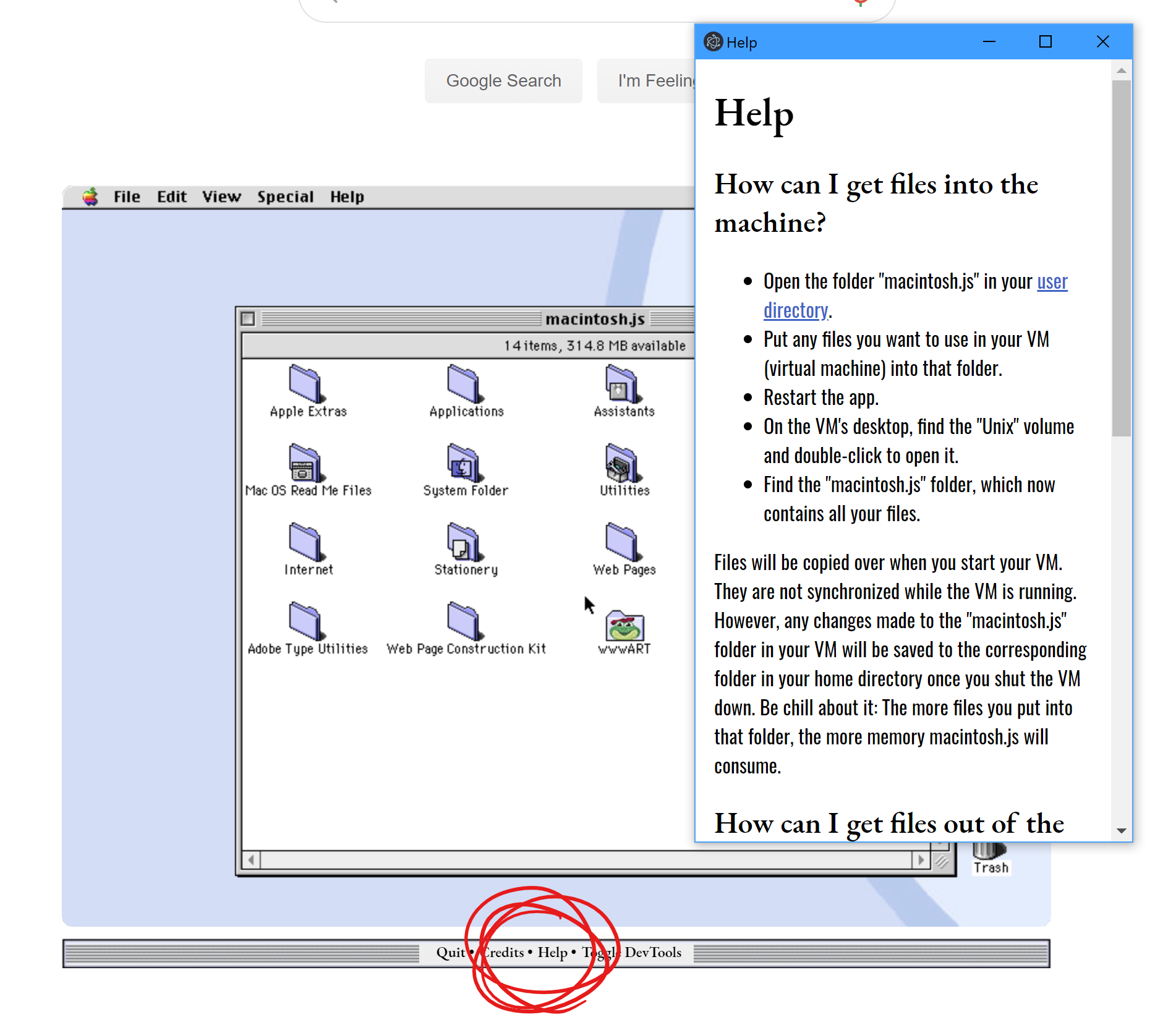 How to transfer files? · Issue #39 · felixrieseberg/macintosh.js · GitHub