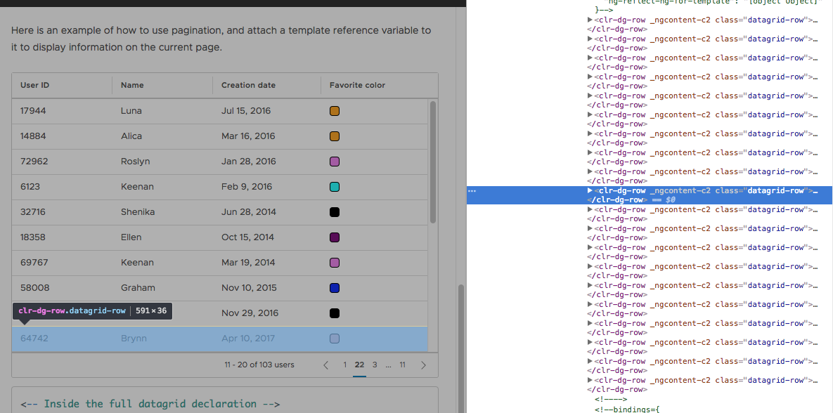 DataGrid cells not aligned properly · Issue #1512 · vmware-archive/clarity · GitHub