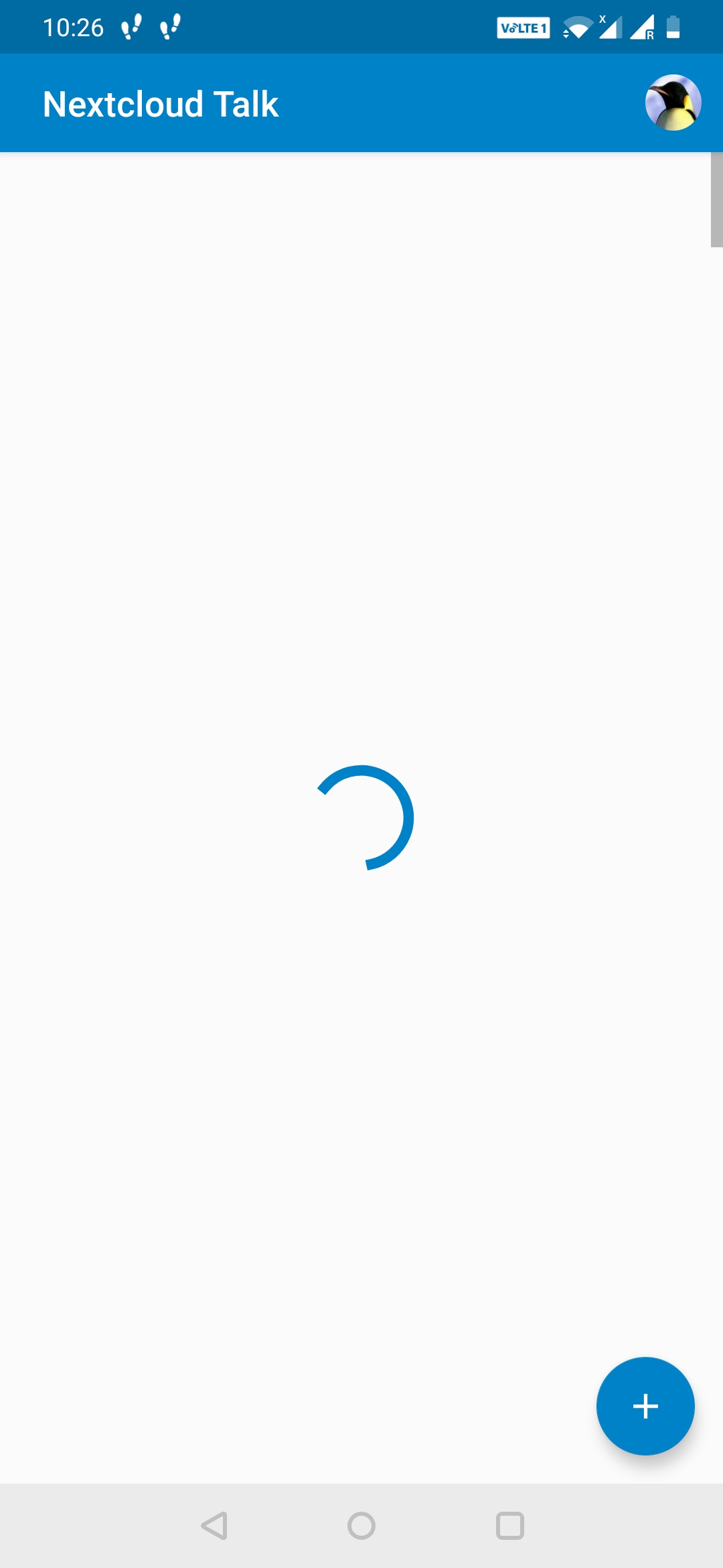 Conversation list stuck in loading state · Issue #562 · nextcloud/talk-android · GitHub