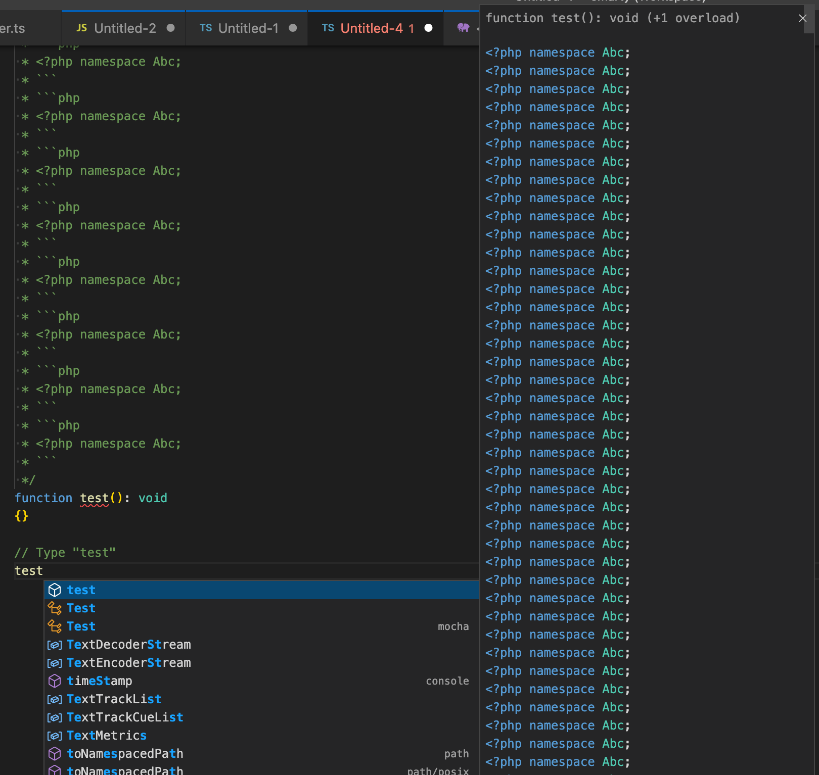 Suggestion Widget Hangs on Markdown · Issue #152010 · microsoft/vscode · GitHub