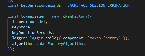 🐛 Bug Report: Backstage does not have a way to configuration token expiry duration · Issue ...