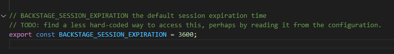 🐛 Bug Report: Backstage does not have a way to configuration token expiry duration · Issue ...