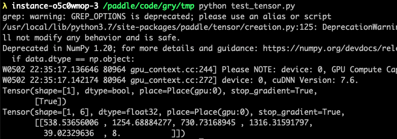 关于paddlepaddle中tensor的严重bug · Issue 42442 · Paddlepaddlepaddle · Github 6511