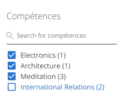 Replace crosses by checkboxes on search filters · Issue #597 · openfun/richie · GitHub