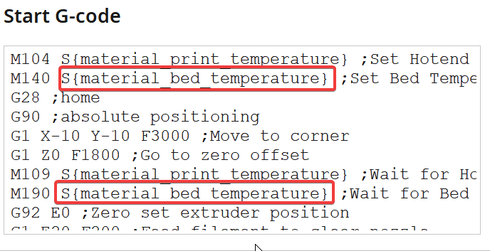 Build Plate initial layer temperature not set because no variable exists · Issue #9832 ...