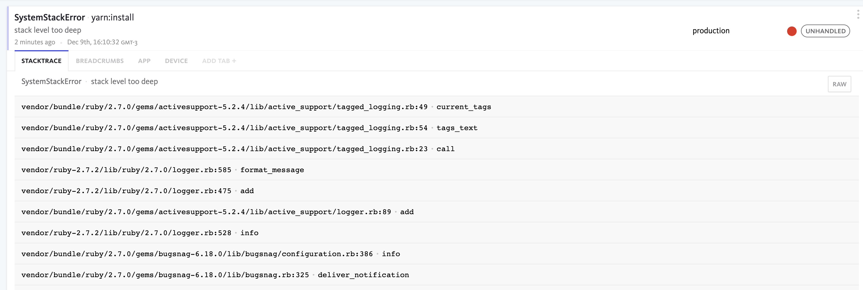 Heroku deployment error "Trying to start new transaction with id" · Issue #670 · appsignal ...